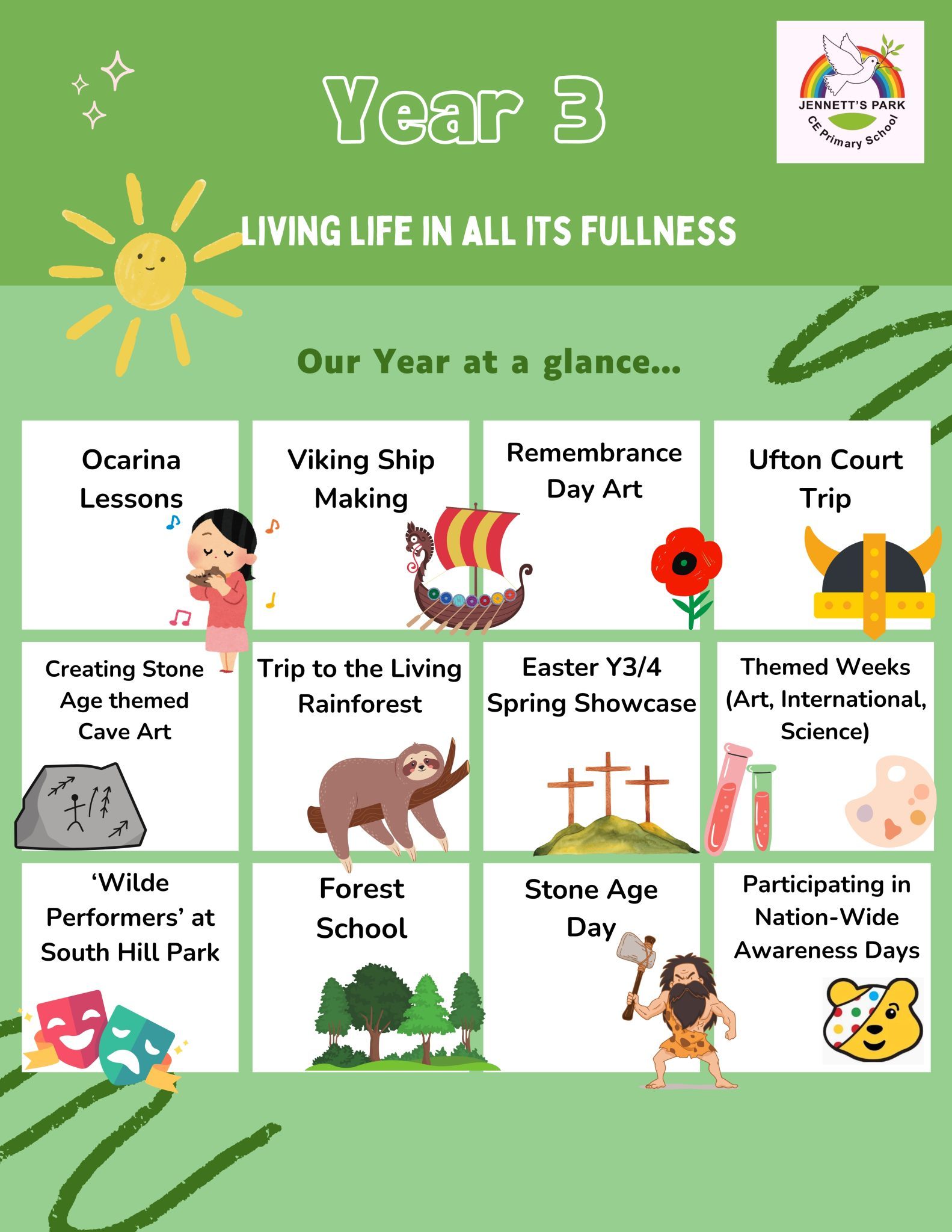 Year 3 Work | Jennett's Park