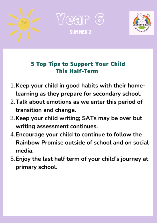 Year 6 Work | Jennett's Park